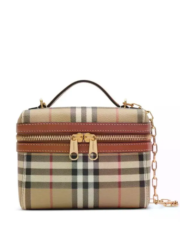 Burberry Mini Check Vanity Bag