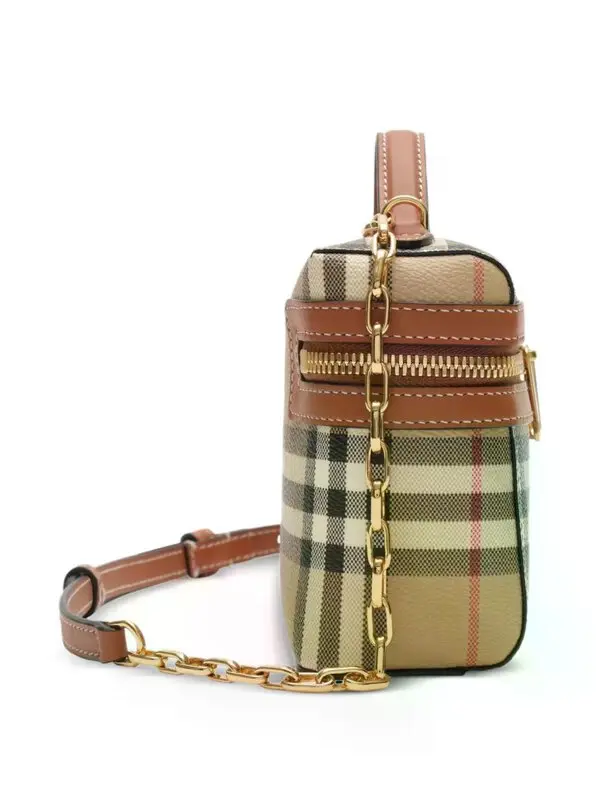 Burberry Mini Check Vanity Bag