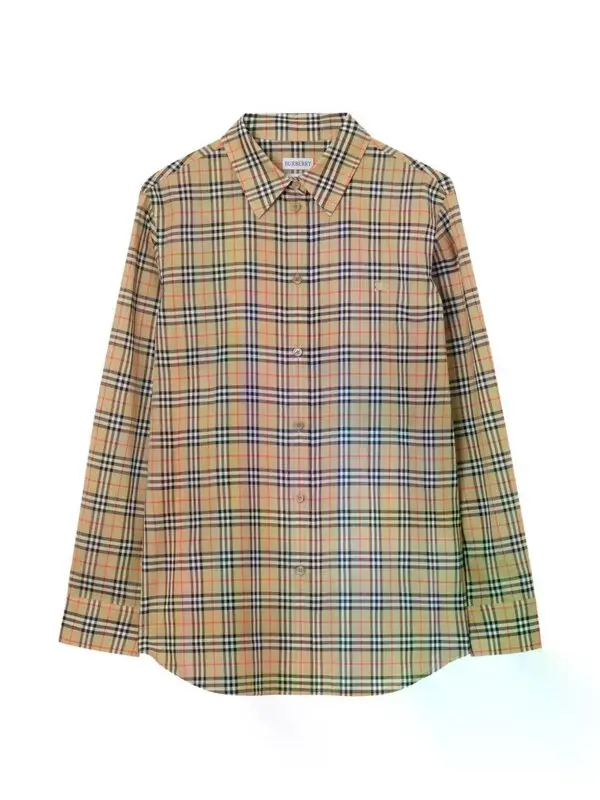 Burberry Classic Fit Check Cotton Shirt