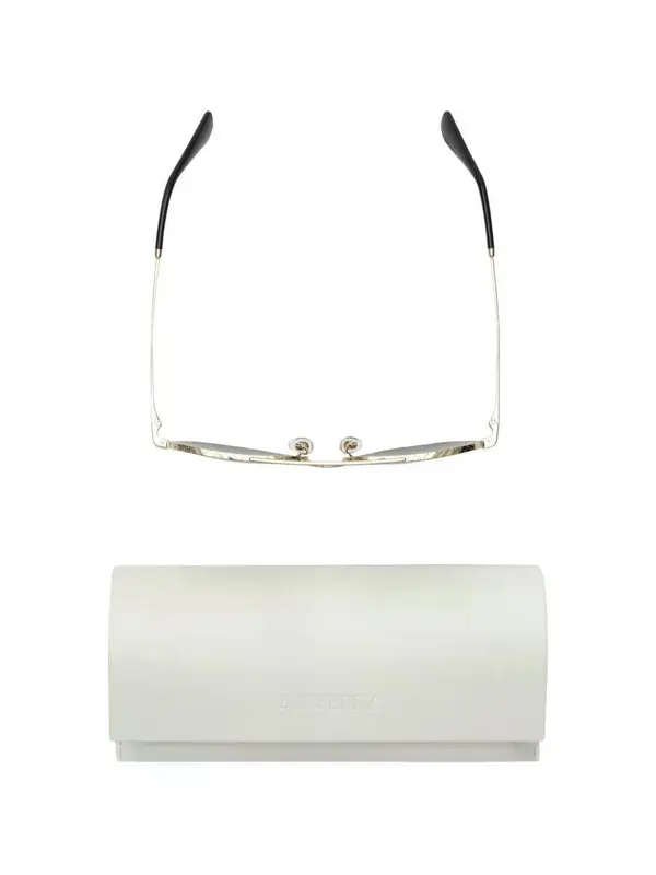 Burberry Metal Check Pilot Sunglasses