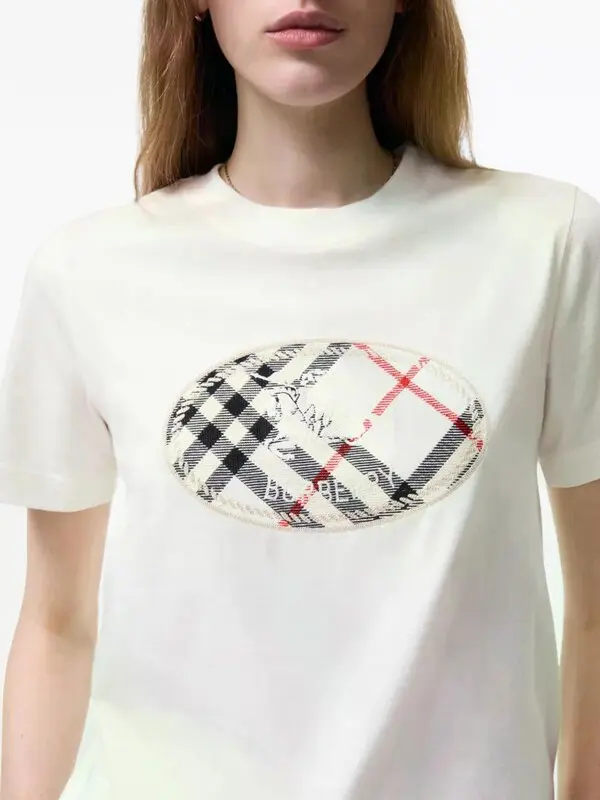 Burberry Knight Stamp Cotton T-shirt