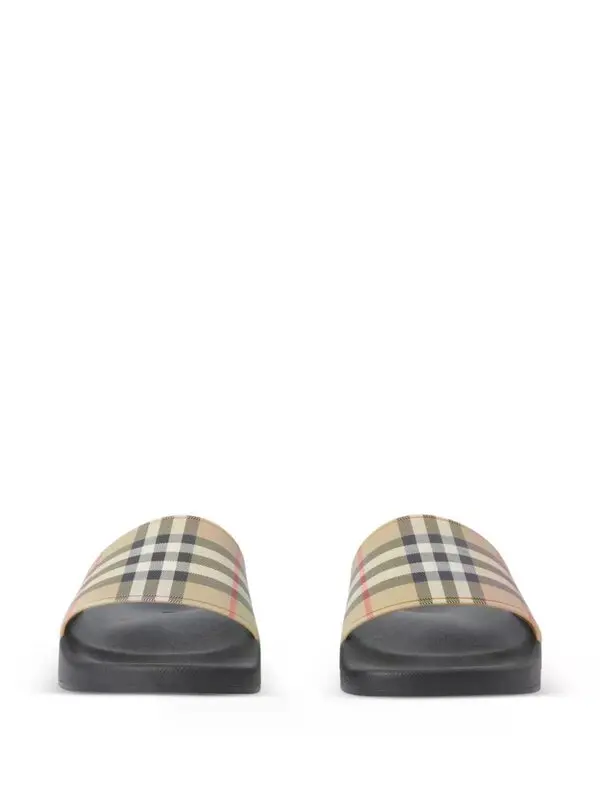 Burberry Check Slides