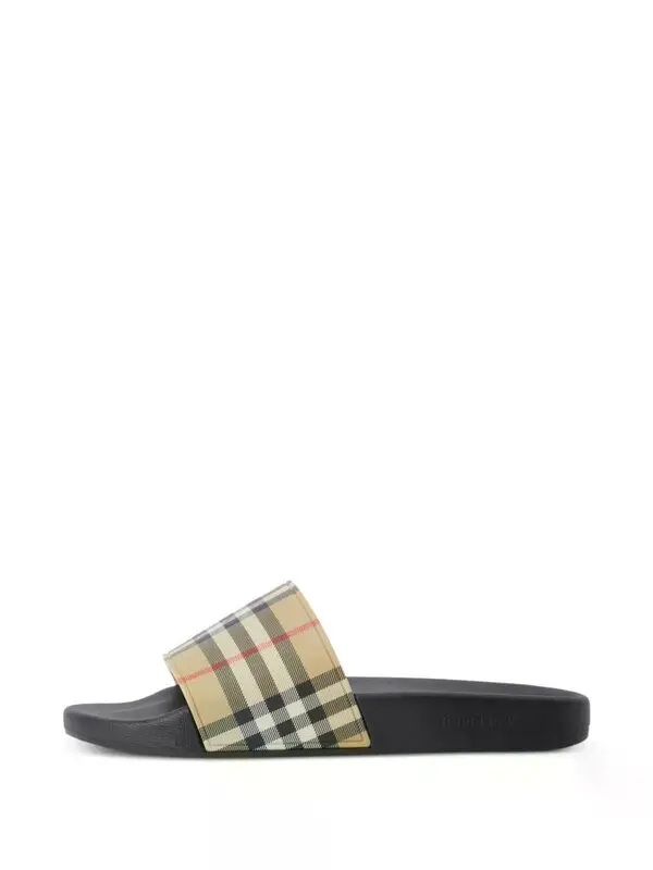 Burberry Check Slides