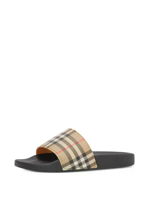 Burberry Check Slides