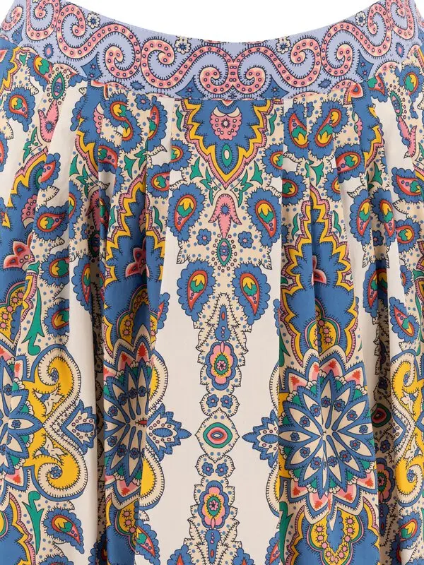 Etro Paisley Printed Midi Skirt