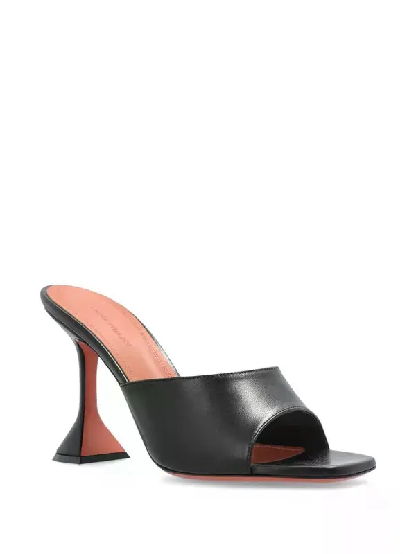 Amina Muaddi Lupita Leather Sandals