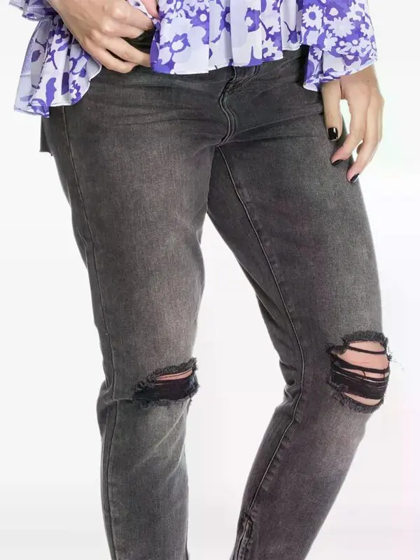 ONETEASPOON Distressed High-waisted Jeans