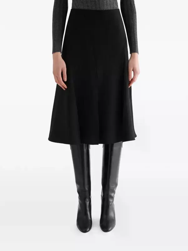 JIL SANDER Sablé A-line Midi Skirt