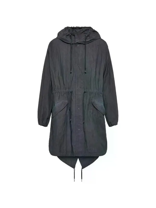 MAISON MARGIELA Drawstring Hooded Parka Coat