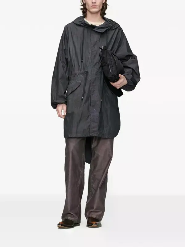 MAISON MARGIELA Drawstring Hooded Parka Coat
