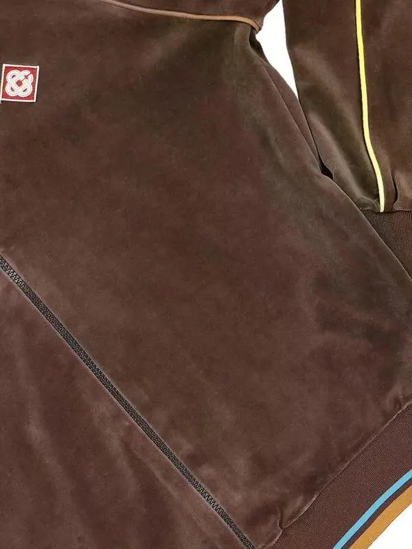 Casablanca Velour Logo-patch Jacket