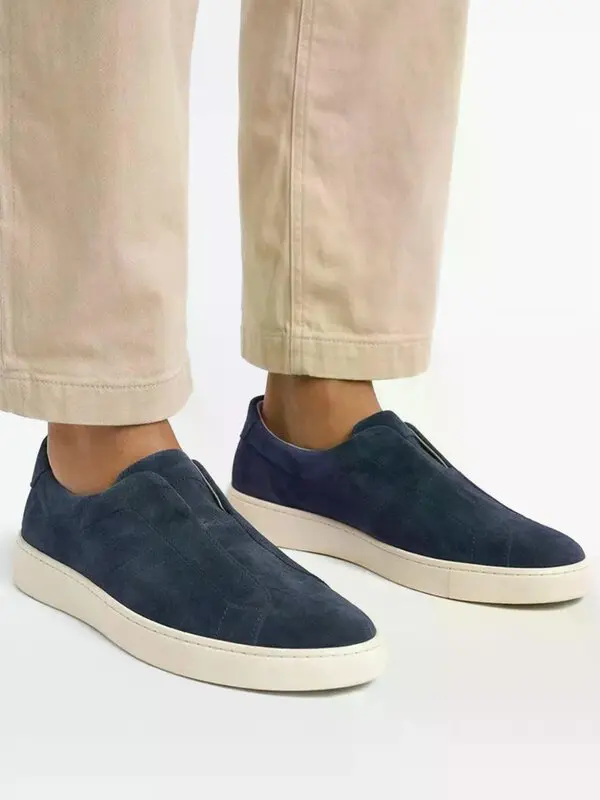 POCHE PARIS Suede Slip-on Sneakers
