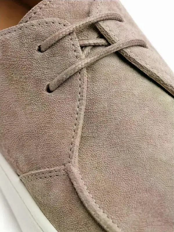 POCHE PARIS Suede Derby Shoes