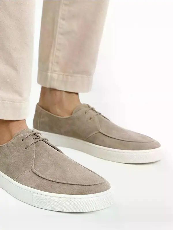 POCHE PARIS Suede Derby Shoes