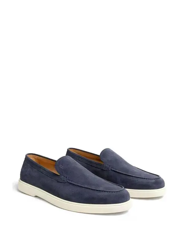 POCHE PARIS Suede Slip-on Loafers