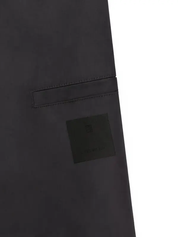 Givenchy Logo Patch Chino Shorts