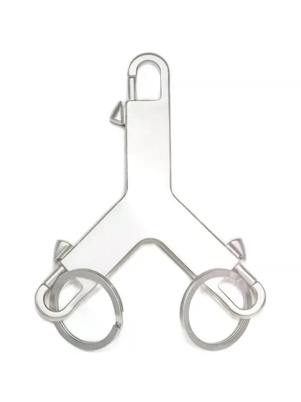 Rick Owens Cerberus Keyring - Silver