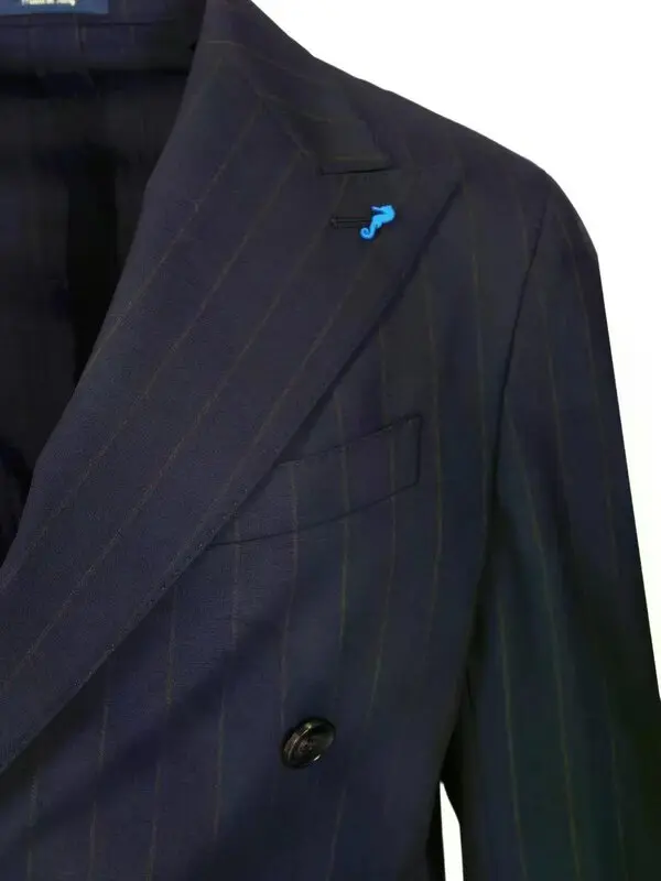 GUARINUCCI Pinstripe Double-breasted Suit