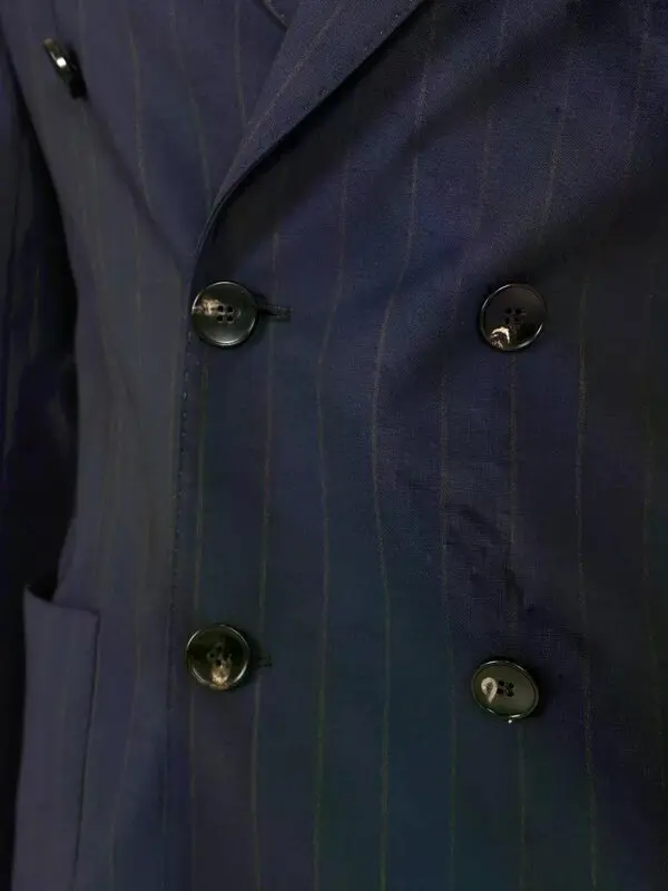GUARINUCCI Pinstripe Double-breasted Suit