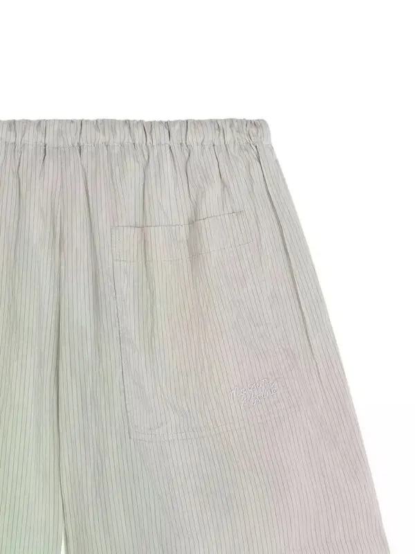 Maison Kitsuné Pinstriped Shorts