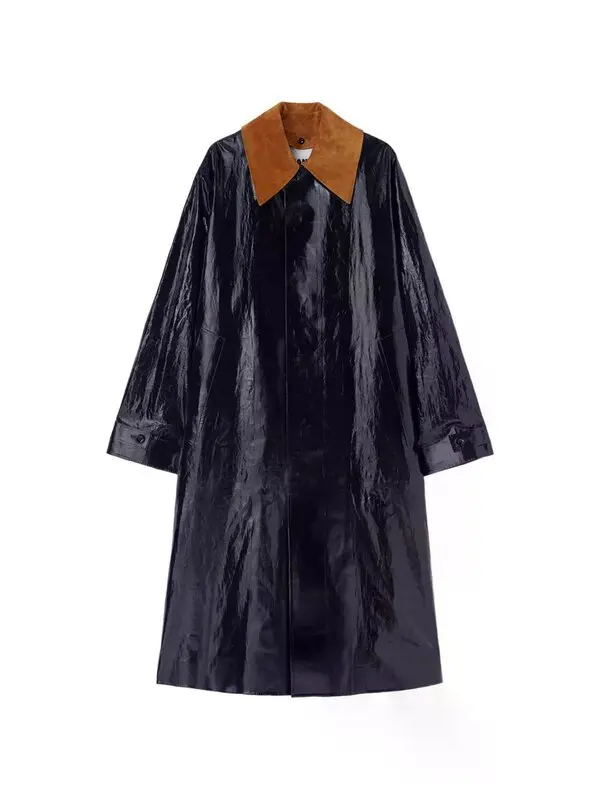 JIL SANDER Single-breasted Coat - Blue