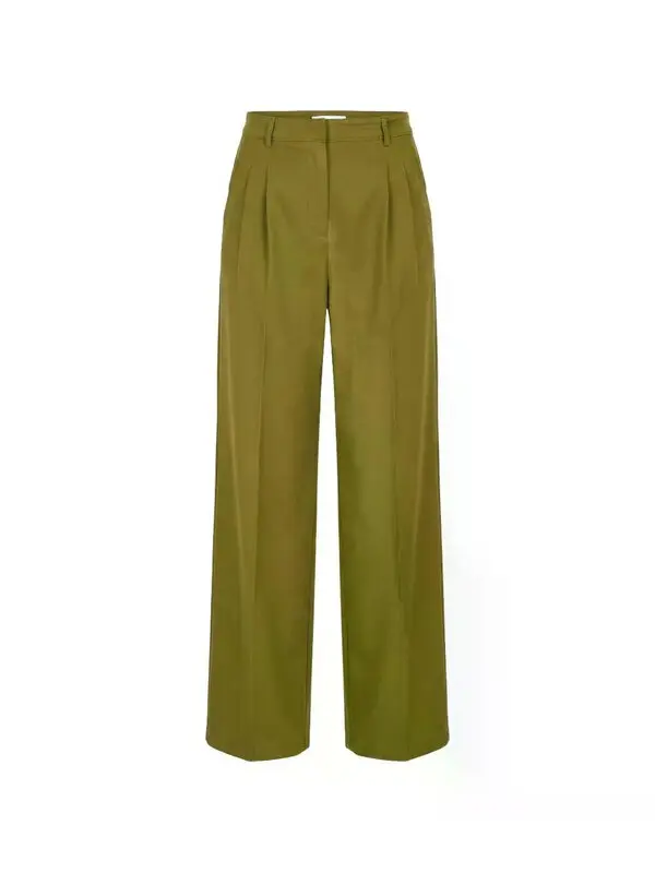 BENETTON Pleated Straight-leg Trousers