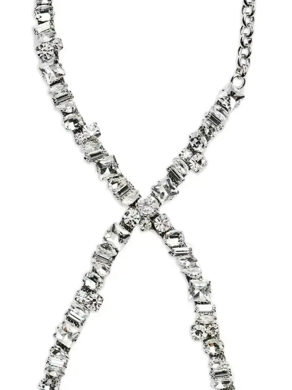 Patrizia Pepe Diamond Cut Shoe Anklet - Silver