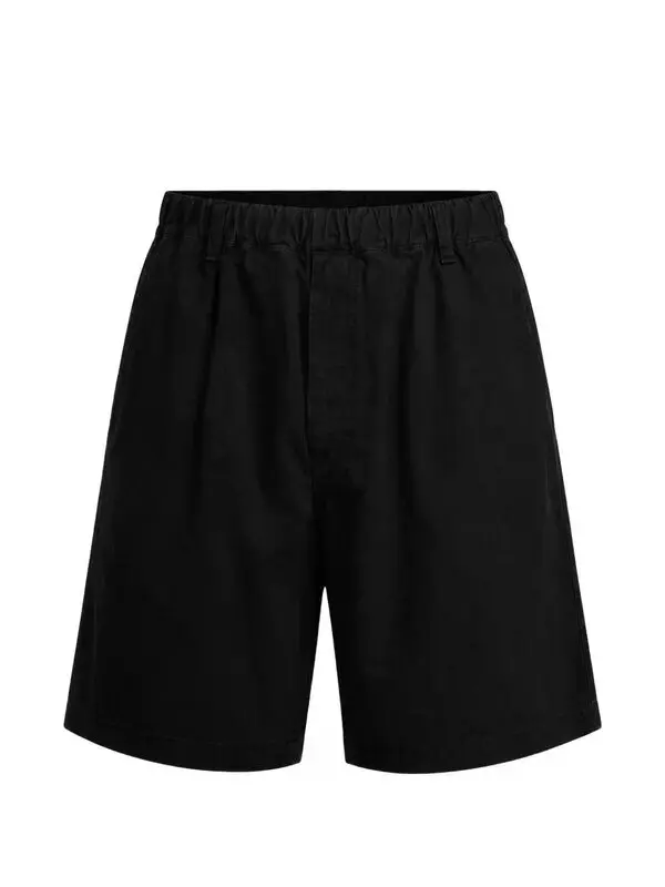 PAURA Pleated Shorts With Elasticated Waistband