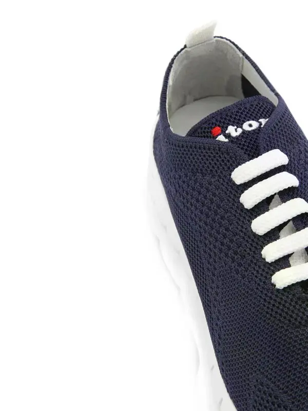 Kiton Low-top Knit Sneakers - Blue