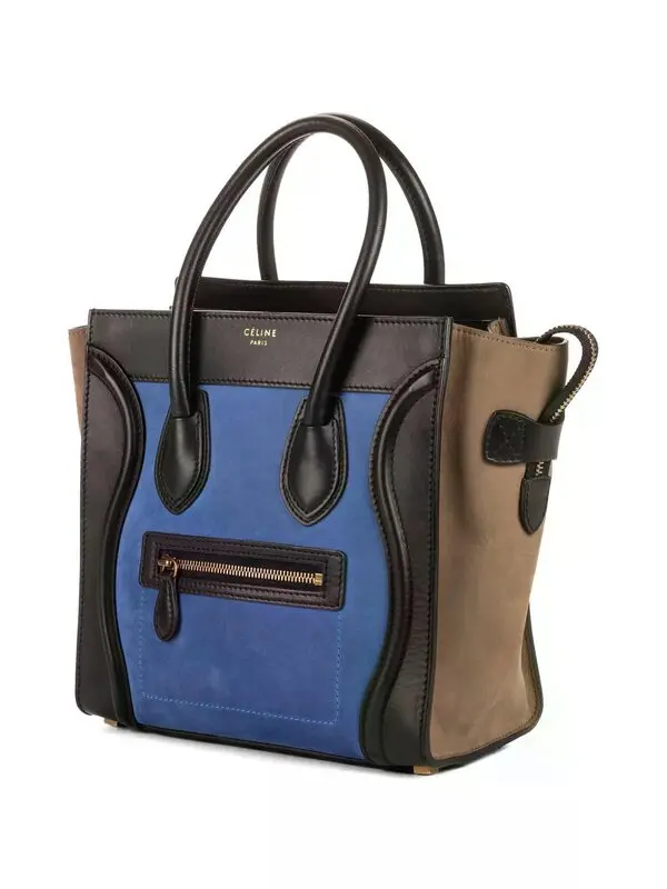 Celine Micro Luggage Tote Bag - Black