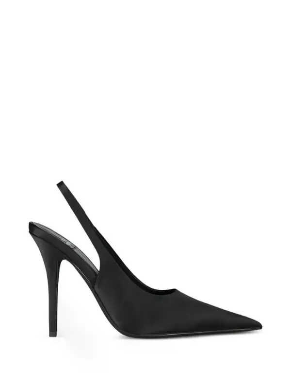 Jeffrey Campbell Satin Slingback Stiletto Pumps