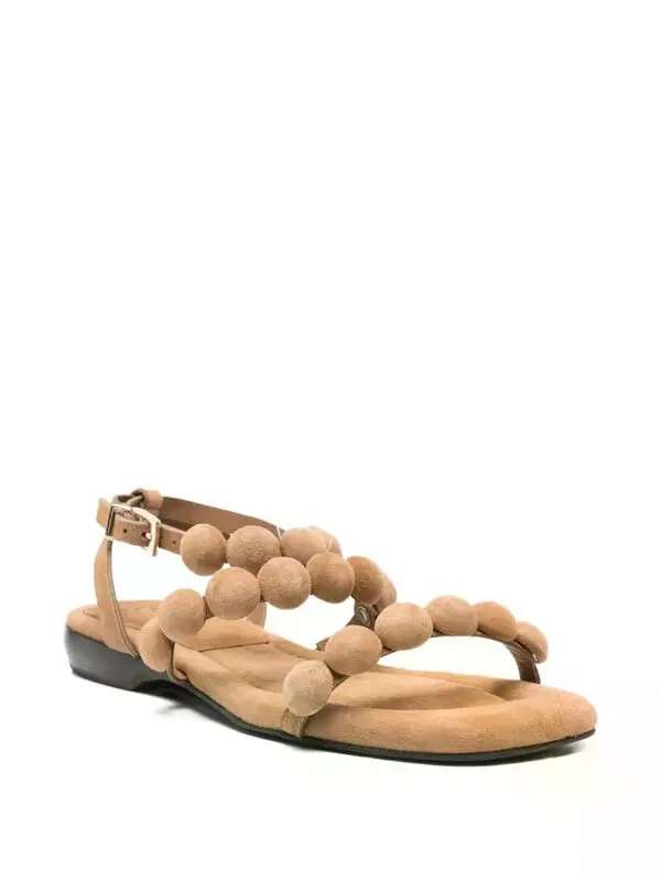 Ash Bobble Embellished Leather Sandals