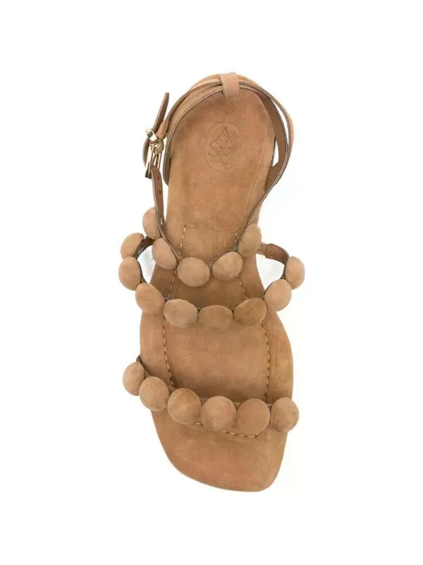 Ash Bobble Embellished Leather Sandals
