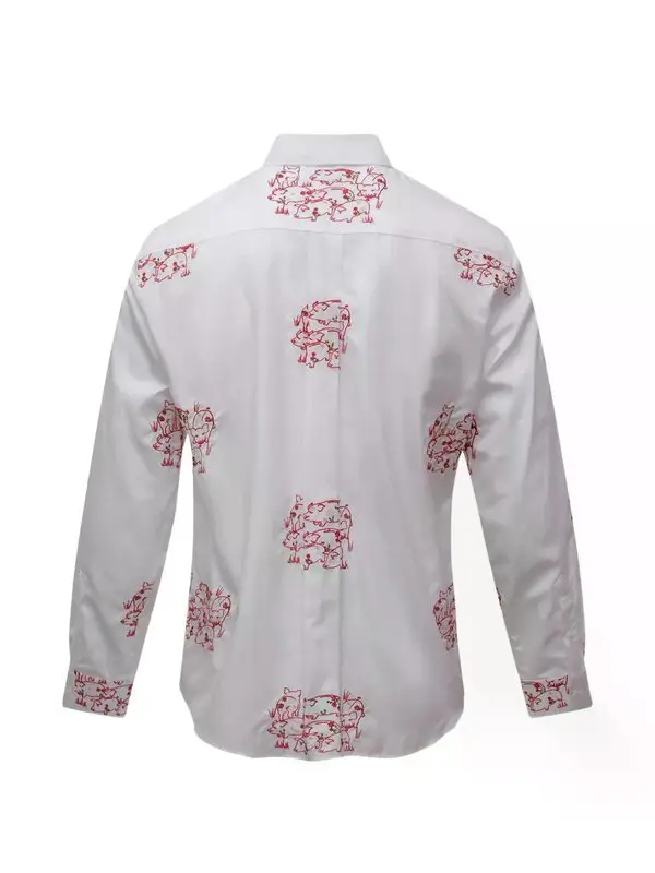 Simone Rocha Embroidered Long-sleeve Shirt