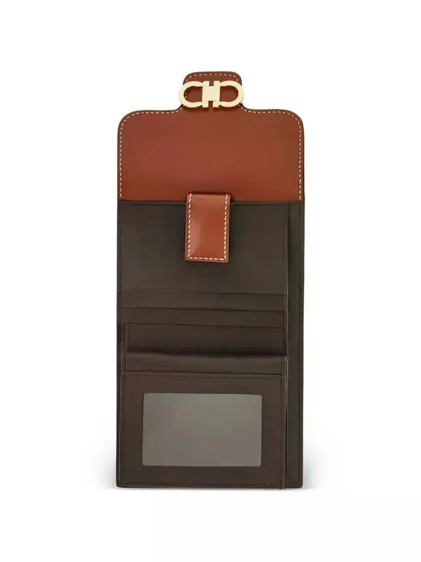 FERRAGAMO Gancini Wallet - Brown