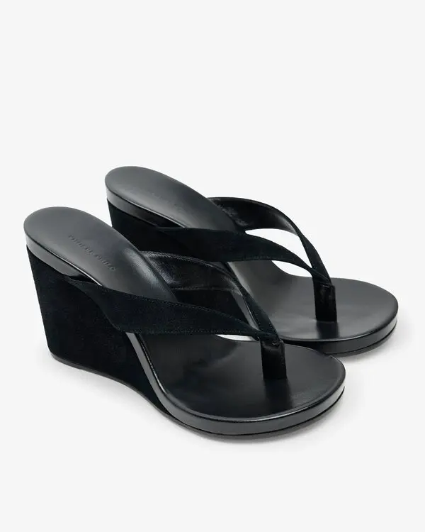 Phoebe Philo Round Wedge Sandals