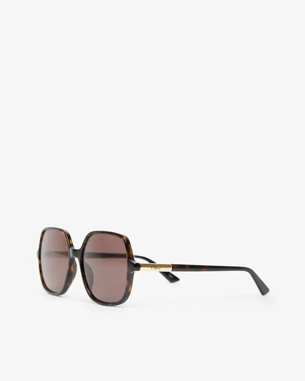Chloé Judy Square Sunglasses - Brown