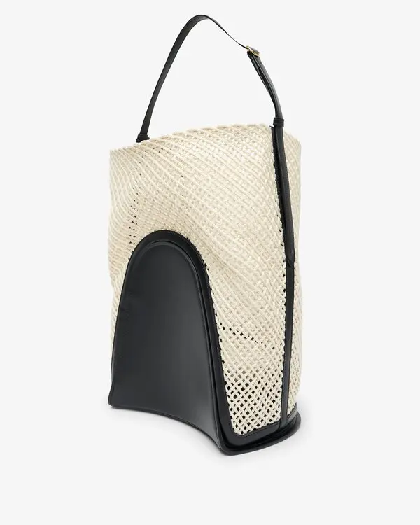 Alaïa The Hip Large Bucket Bag - Beige