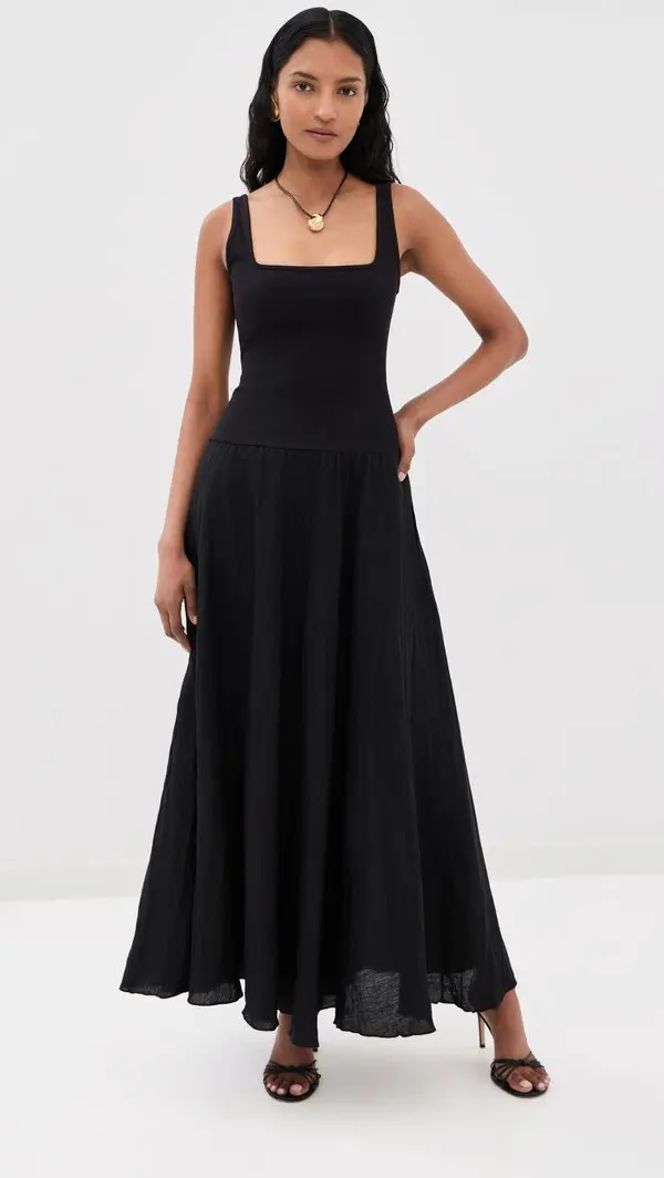 Johanna Ortiz Mariner Maxi Dress - Black