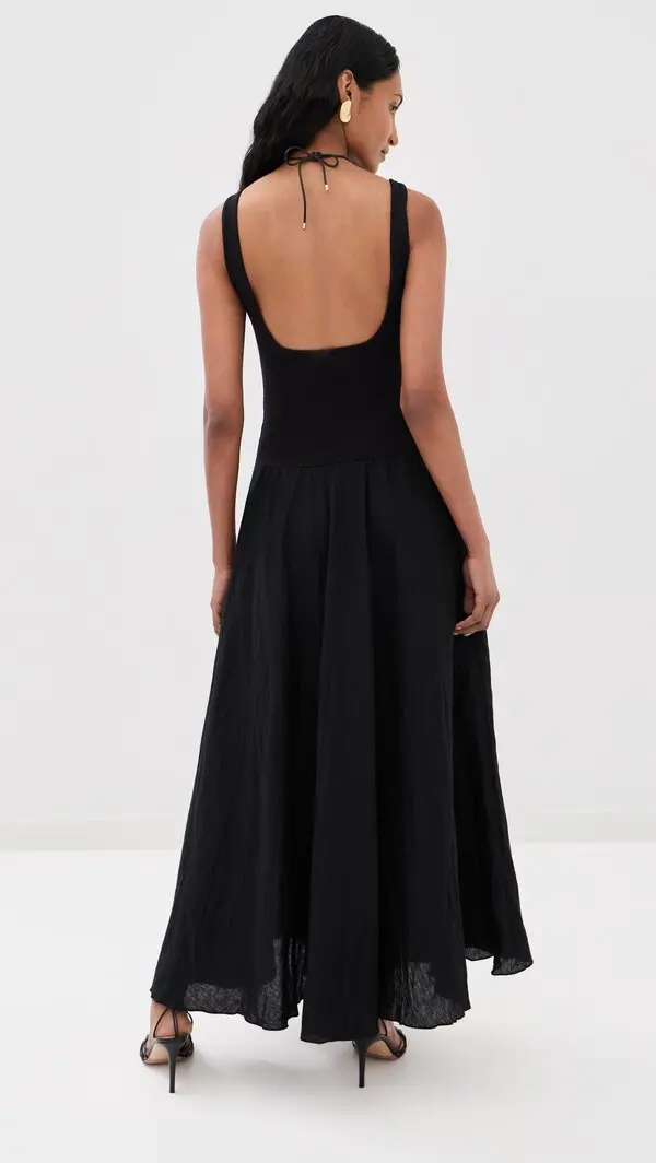 Johanna Ortiz Mariner Maxi Dress - Black