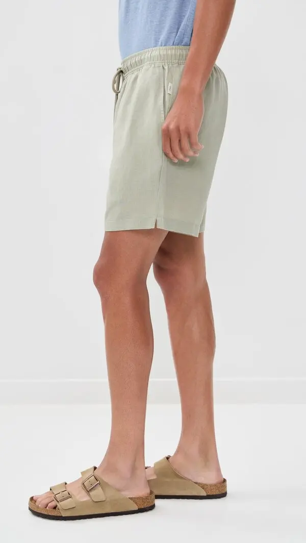 Onia Air Linen Pull-on Shorts