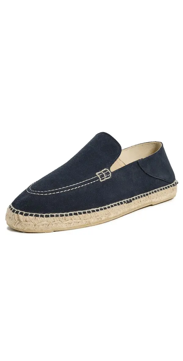Manebí Suede Traveler Espadrilles - Patriot Blue