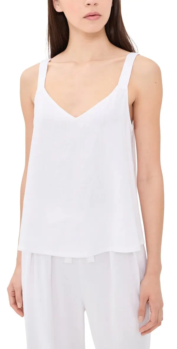 Eberjey Linen Blend V-neck Cami
