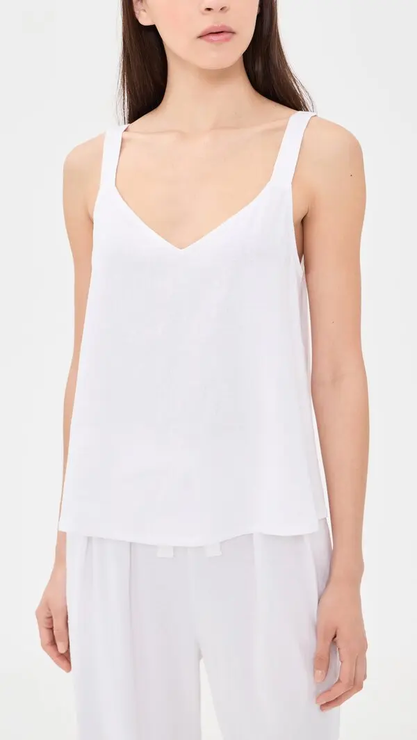 Eberjey Linen Blend V-neck Cami