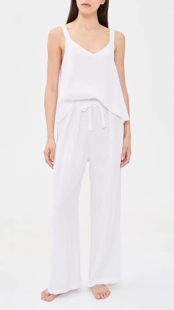 Eberjey Linen Blend V-neck Cami