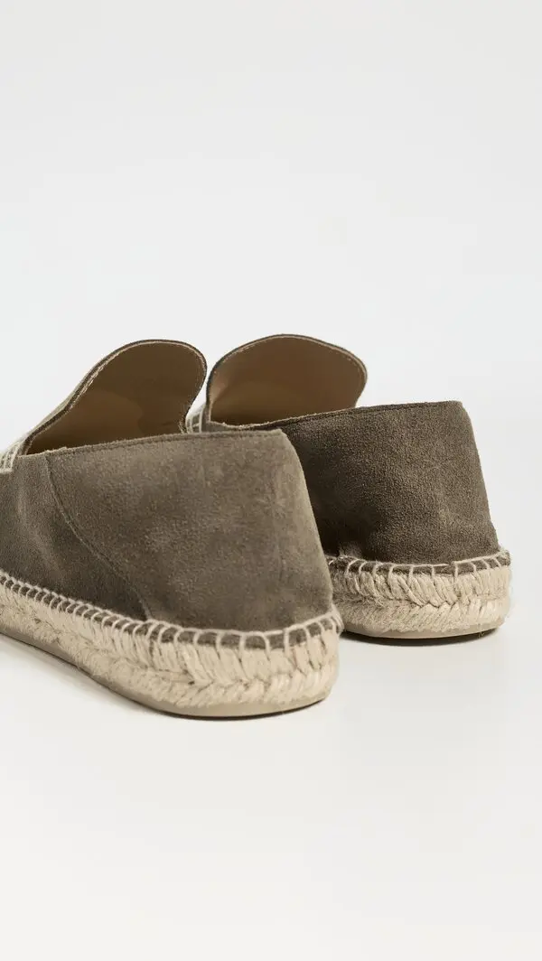 Manebí Suede Traveler Espadrilles - Forest