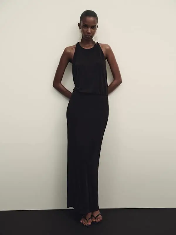 REFORMATION Bennett Knit Maxi Dress