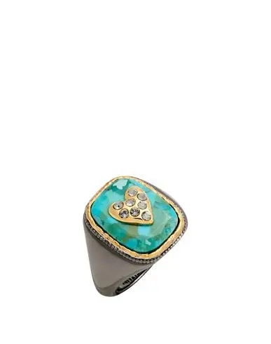 Zadig&Voltaire Ring With And Crystals - Blue