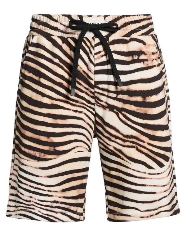 Just Cavalli Cotton Tiger-print French Terry Shorts