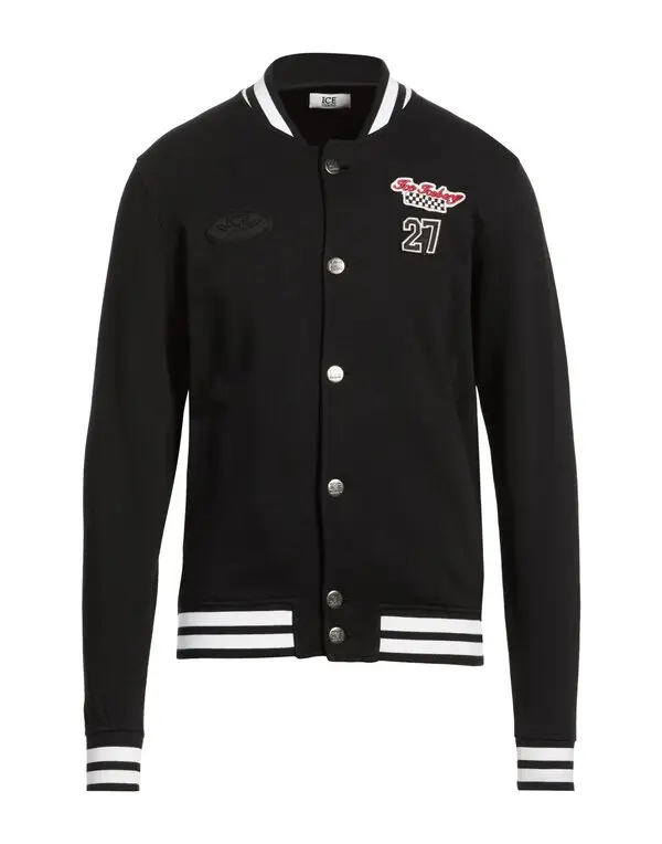 Iceberg Crewneck Sweatshirt With Embroidered Logo And Appliqués